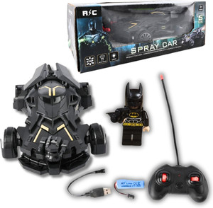 Laaliya Remote control Car Batman-Batmobile Spray Smoke LED Light ...