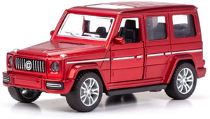 Rupshank Mercedes - benz G63 maroon metal car with openable door and ...
