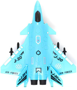 Cambly RC Running/Moving Fighter Jet Airplane Toy with Light for Kids ...