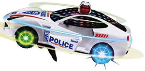 dalani PATEL 3D POLICE CAR with Fun Flashing Lights with Sound - PATEL ...