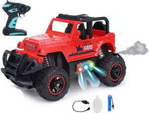 IndusBay RC Remote Control Rock Crawler Smoke Jeep Off Road Monster ...