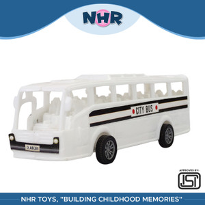 NHR Plastic Pull Back City Bus,Toy Bus for Kids And Baby ,Toys ,Bus Toy ...