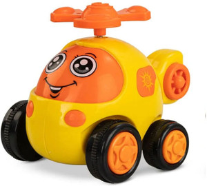 KOBBET Push & Go Friction Power Cartoon Unbreakable Vehicles Toy ...