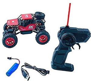 BHARJA Remote Control Rock Crawler Four Wheel Metal Body Rock Climber ...