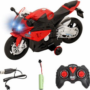 WISHKEY 1:20 Scale 360 Degree Rotating Remote Control Bike Toy with ...