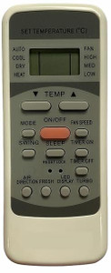 Woniry Air Conditioner Remote Control Compatible for Sansui Split Ac ...