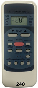 Upix 78-ON (No Backlight) AC Remote Compatible for Onida AC (EXACTLY ...