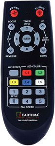 LRIPL Universal Remote Earthma iON-5 Fan & Light Universal Remote ...
