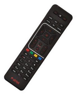 Airtel DIGITAL TV HD RECORDING ORIGINAL Remote Controller (Black ...