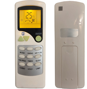 LipiWorld 7B AC Remote Control With Display Light Backlight Compatible ...