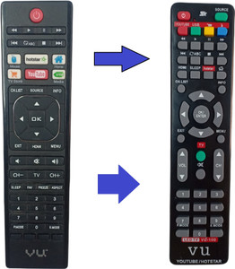 ANM REMOTE COMPATIBLE FOR VU SMART TV- VU43BU113 VU ( EXACT SAME MODEL ...