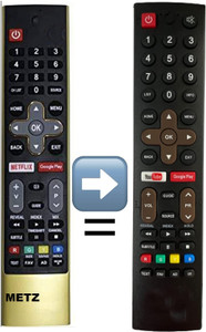 ANM Remote For METZ SMART TV METZ M50G2 , M32E6, VERIFICATION ON ...