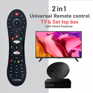Earthma iON-4 (2-in-1) Universal Remote Control | Works with Both TV ...
