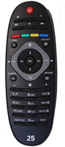 Upix URC120 LCD/LED TV Remote URC120 (No DTH) LCD/LED Remote Compatible ...