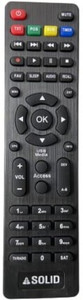 Solid Only Remote for HDS2 MPEG-4 All Set-Top Box Remote Controller ...