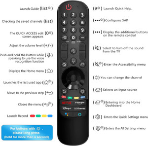 TVE MR23GN 2023 Magic Remote Voice Function for UHD OLED QNED NanoCell ...
