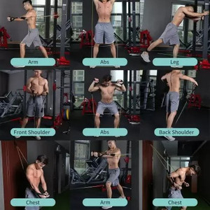 HOIGADGETS (11PCS) Exercise Bands for Physical Therapy,Stretching ...