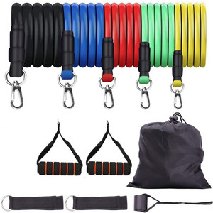 HILLIYARD Toning Tube Stretching Toning Full Body Workout 5 Tube Set ...