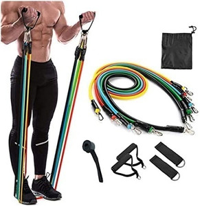 Cristavista Rubber resistance bands set - exercise band fitness ...