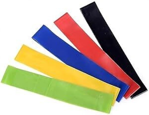 TGYZX GYM TUBE 5PCS Resistance Loop Exercise Bands for Squats ...