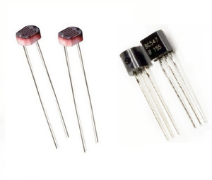 gobagee Combo of BC547 Transistors & LDR Sensor 2 Each Fixed Resistor ...