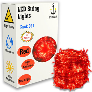 PESCA 40 LEDs 11 m Red Steady String Rice Lights Price in India - Buy ...
