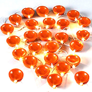 CORAL SHAKUNTALA ENTERPRISES 21 LEDs 3 m White Steady Diya Rice Lights ...