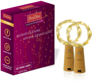 Desidiya 20 LEDs 1.98 m Yellow Steady Bottle Rice Lights Price in India ...