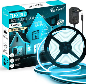 qlear 600 LEDs 5 m Blue Steady Strip Rice Lights Price in India - Buy ...