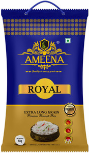Ameena ROYAL5 Basmati Rice (Long Grain, Raw) Price in India - Buy ...