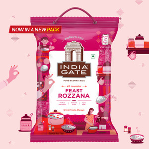 INDIA GATE All Rounder Feast Rozzana | Aged Rice | Fluffy & Non-Sticky ...