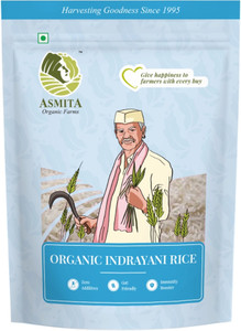 ASMITA ORGANIC FARMS Indrayani Rice - 1000gm | Traditional Rich ...