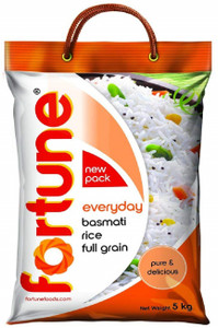 FORTUNE Everyday Basmati Rice Everyday Rice (Full Grain) Price in India ...