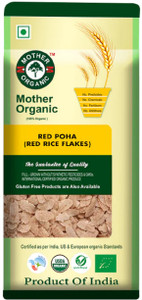 Mother Organic Red Poha 500 gm (pack of 1) Red Poha Price in India ...