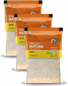 Pro Nature 100% Organic Puffed Rice,Pack of 3 Red Puffed Rice Price in ...