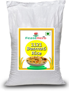 Feasthero 1121 Basmati Rice Extra Long Grain|Perfectly Aged, Grain with ...