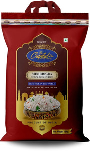 The Capital Rice Mini Mogra Basmati Rice, 10kg Aromatic, Long Grain ...