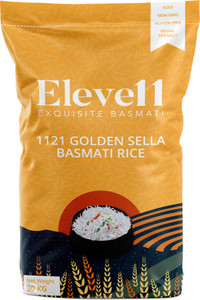 ELEVEN 11 Golden Sella Basmati Rice 30kg Yellow Basmati Rice (Long ...