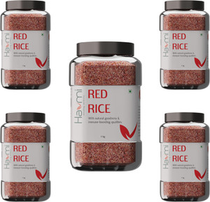 Havmi Meghalaya Organic Red Rice 5 KG Red Matta Rice (Medium Grain ...