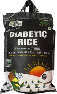 VILLAGE RICE Diabetic Purposes (Low GI) High Protein,Fiber Rice 5Kg Bag ...