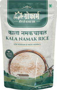 growfarm Organic Kala Namak Rice Kalanamak Rice (Small Grain, Polished ...