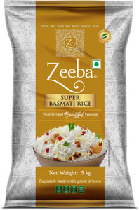 Zeeba Super Basmati Rice (Long Grain) Price in India - Buy Zeeba Super ...
