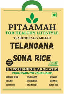 pitaamah Telangana Sona Rice | Unpolished | Sugar-free | Fitness ...