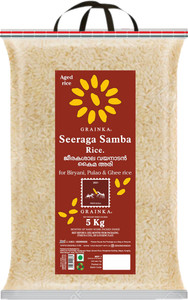Grainka Seeraga Samba Rice || 5 KG || Aged || Aromatic Biryani Rice ...