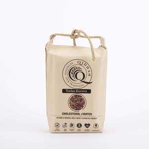 QIDHAN Nadan Kuruva Rice - Cholesterol Fighter Red Palakkadan Matta ...