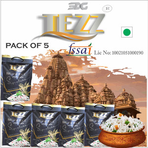 SDG TEZZ BIRYANI SIGNATURE STEAM RICE PACK OF 5 Basmati Rice (Full ...