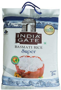INDIA GATE SUPER BASMATI RICE Basmati Rice (Long Grain, Polished) Price ...