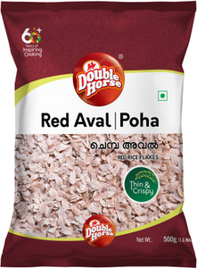 Double Horse Organic Red Aval 500grams|Organic red Rice poha RED Rice ...