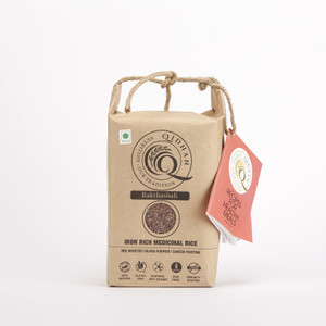 QIDHAN Roasted Rakthashali Rice Flakes Red Matta Rice (Long Grain ...