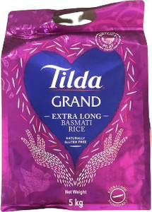 Tilda Grand Extra Long Basmati Rice Yellow Basmati Rice (Long Grain ...